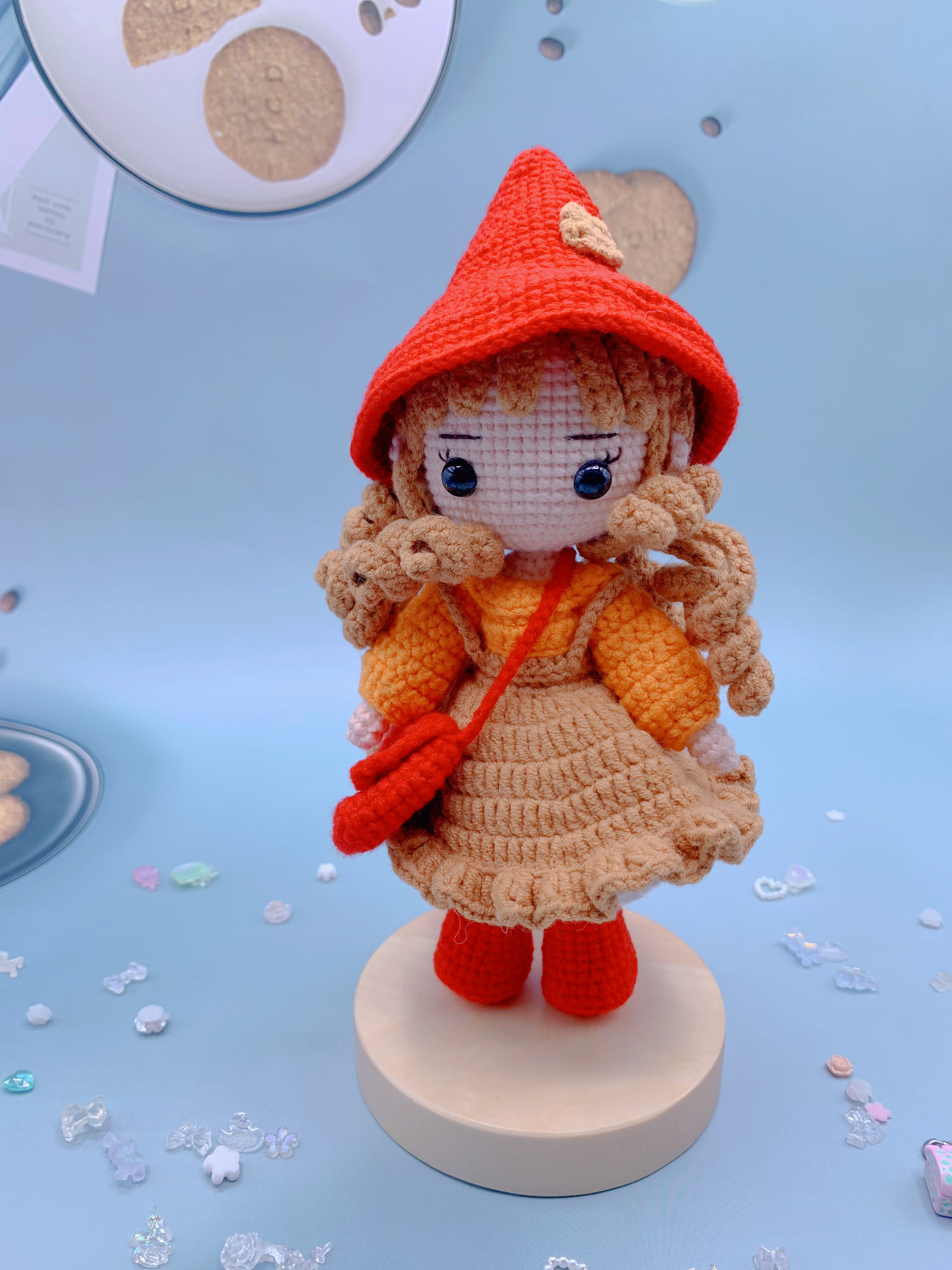 Handcrafted Crochet Doll - Little Girl – Mrs Liu Handmade